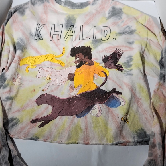 Khalid | Shirts | Khalid Free Spirit 29 Tour Long Sleeve Tye Dye ...
